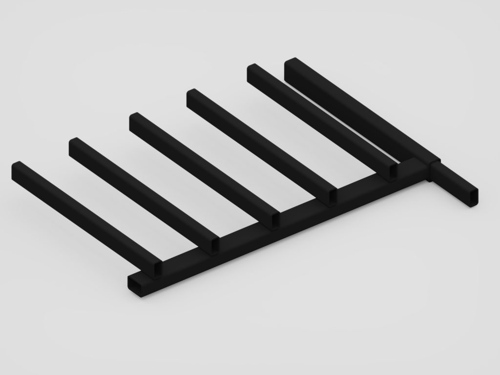 Bunk Rack Yoke with Uprights FEMALE - EZ Scaffold